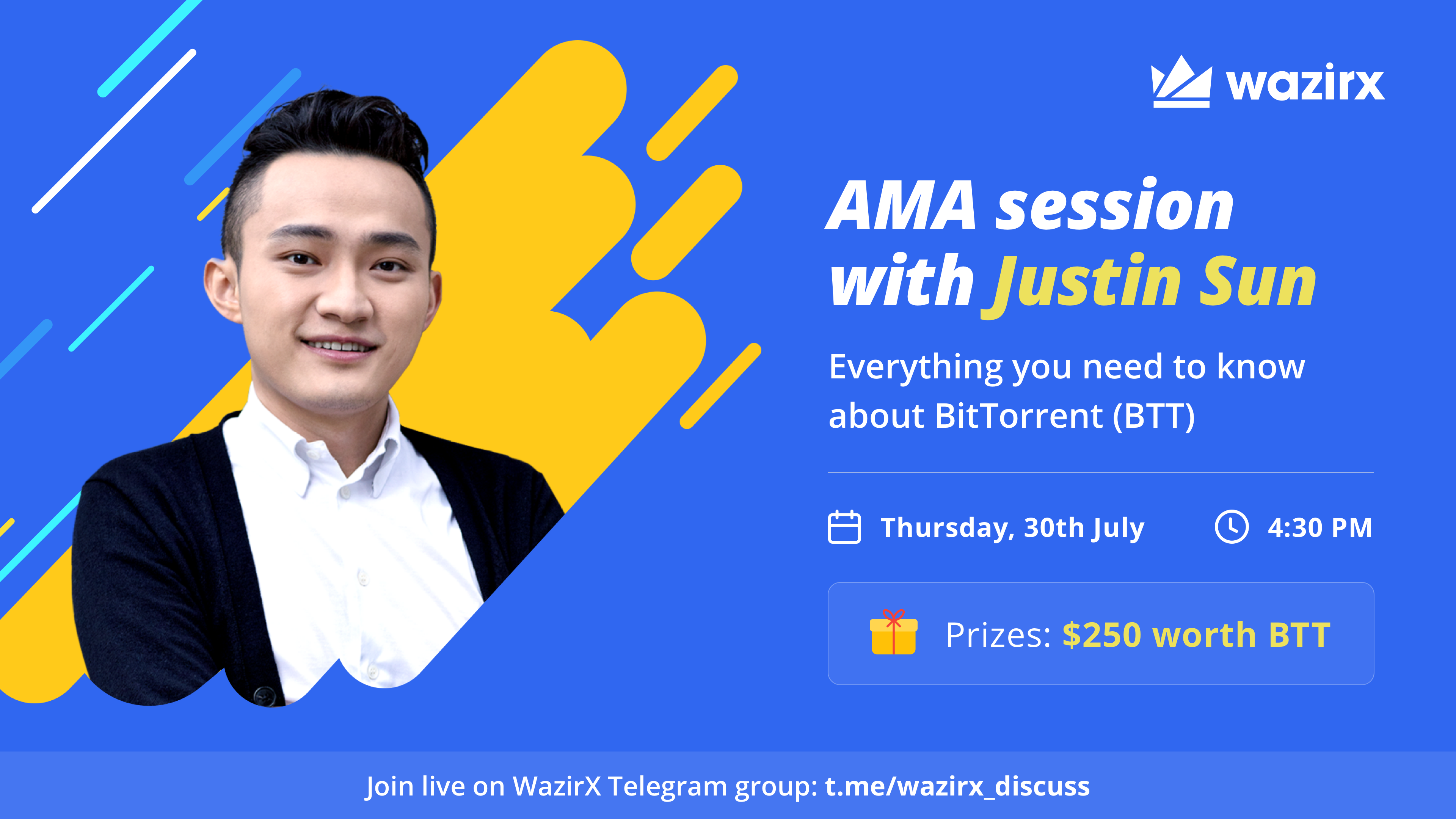 AMA with Justin Sun, CEO of BitTorrent: Summary - WazirX Blog