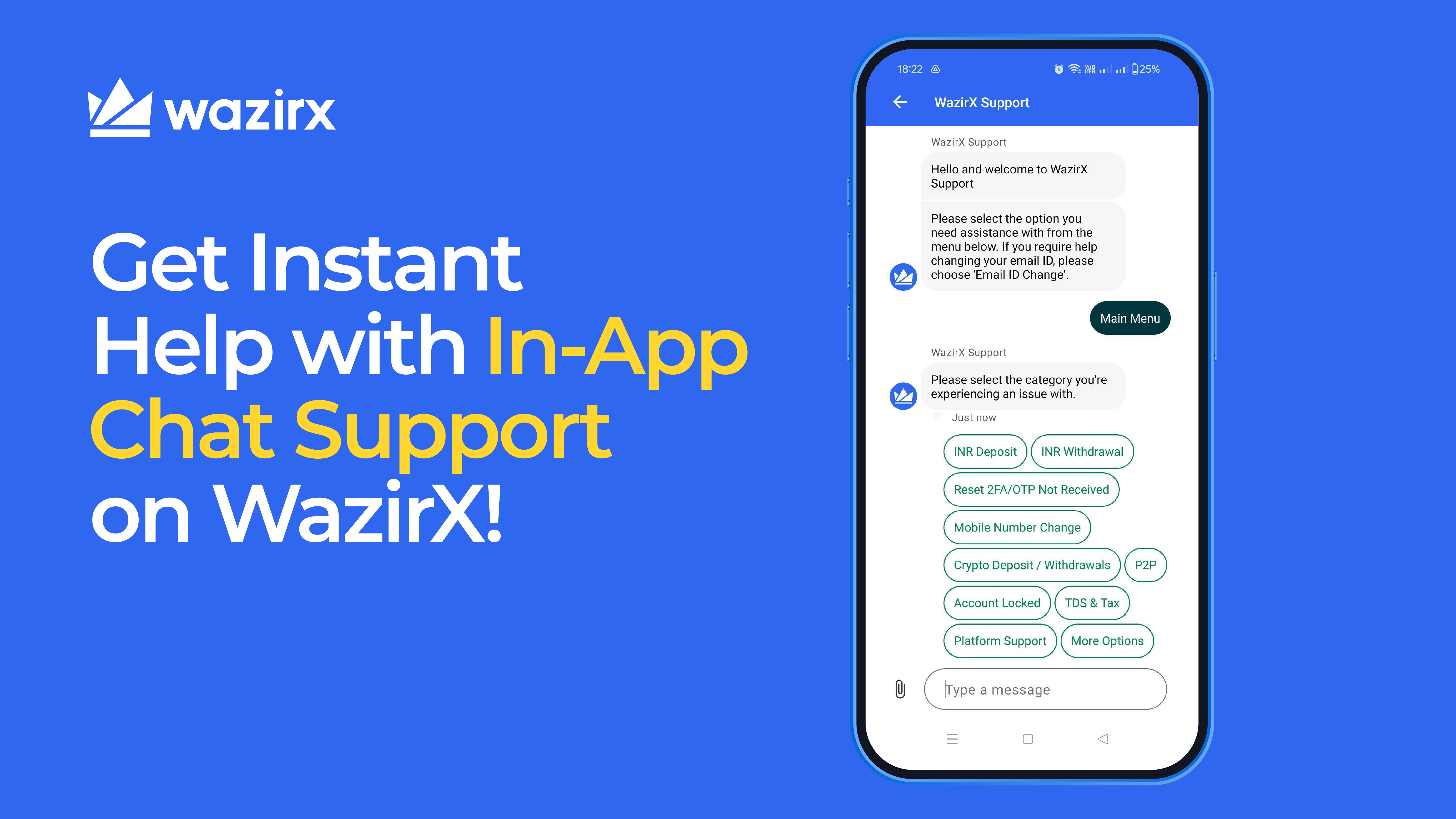 In-App Chat Support Feature Is LIVE On WazirX Now! 🚀 - WazirX Blog